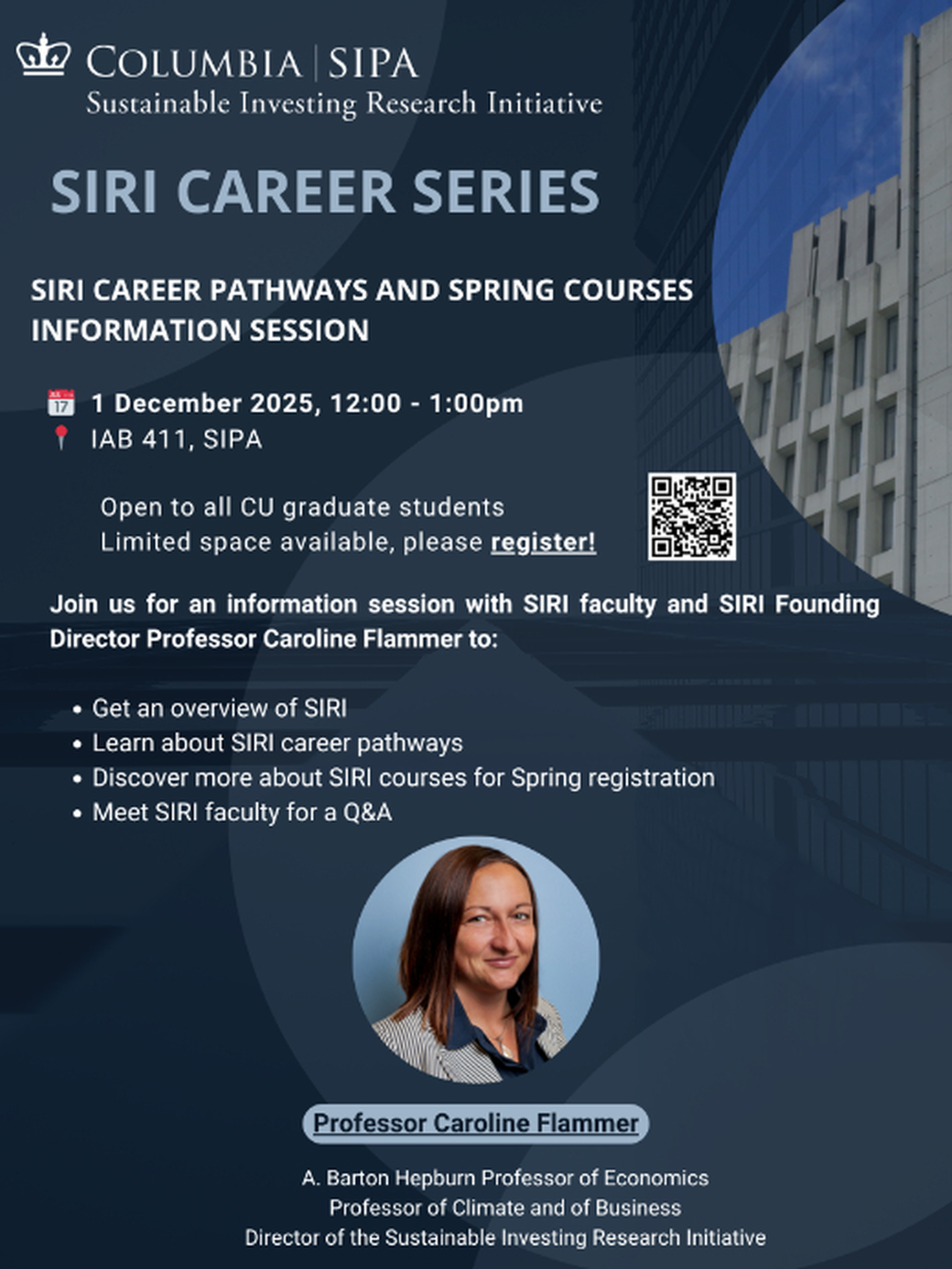 SIRI Career Series - SIRI Career Pathways and Spring Courses ...